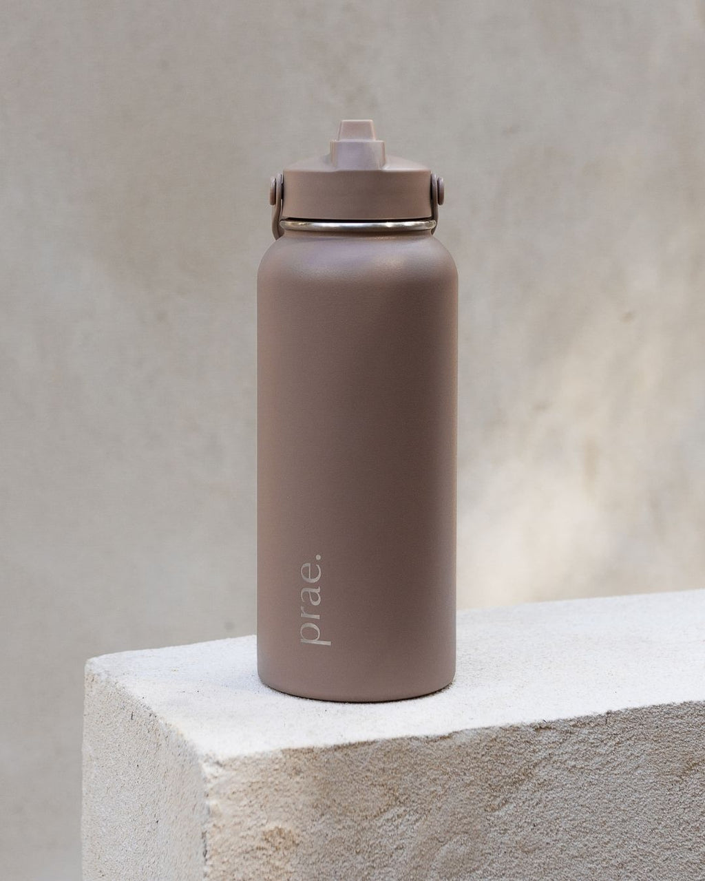 Prae Drink Bottle | 960ml Insulated Stainless Steel | Taupe – Prae Wellness
